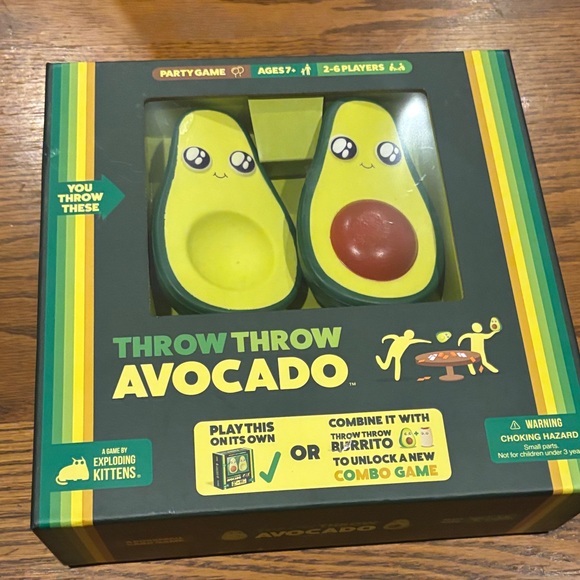 Toys | Throw Throw Avocado Game By Yellow And Green | Poshmark
